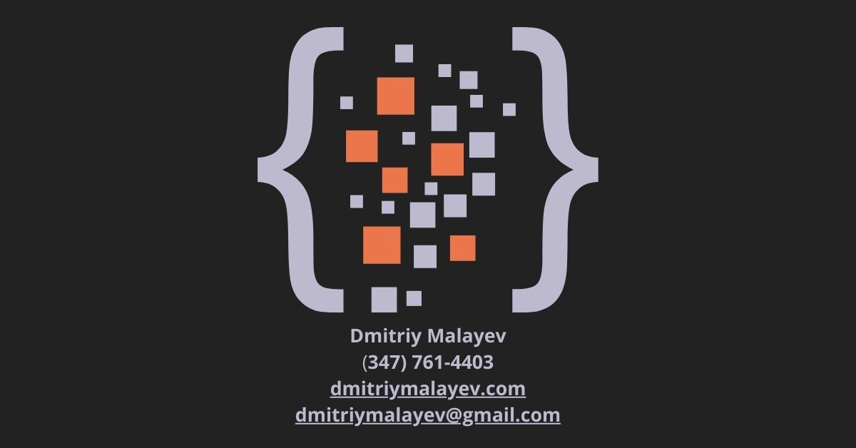 Dmitriy Malayev's Portfolio